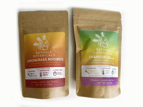 Herbal Decaf Tea Sampler – Caffeine-Free Loose Leaf Teas – Bathala ...